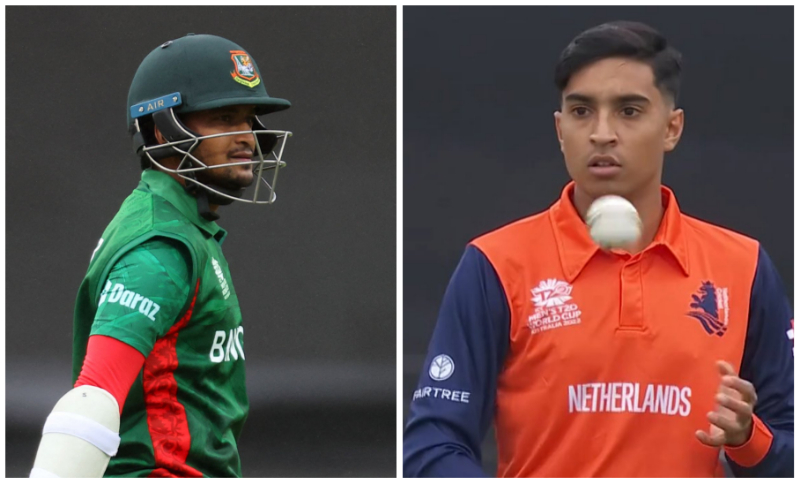 প্রথম বিশ্বকাপ খেলতে এসে প্রথম শিকার সাকিব
