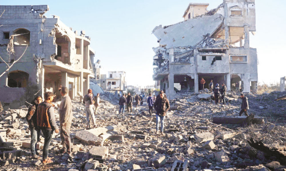 গাজার শরণার্থী শিবিরে বিমান হামলা